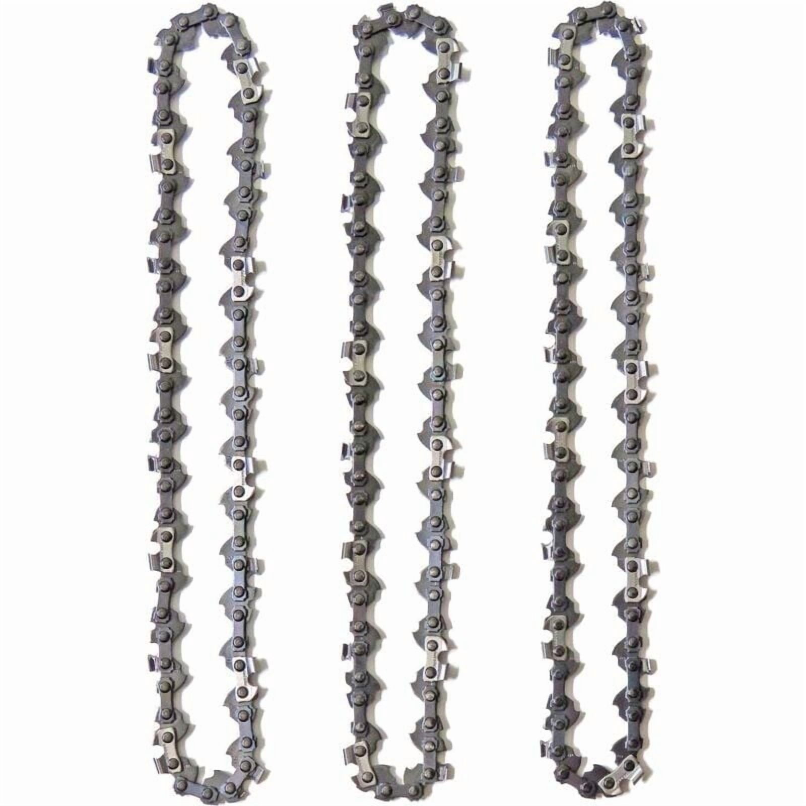 Pack 14" (35cm) Bar Chainsaw Chains, 52 Drive Links, Low Kickback, Fits ...