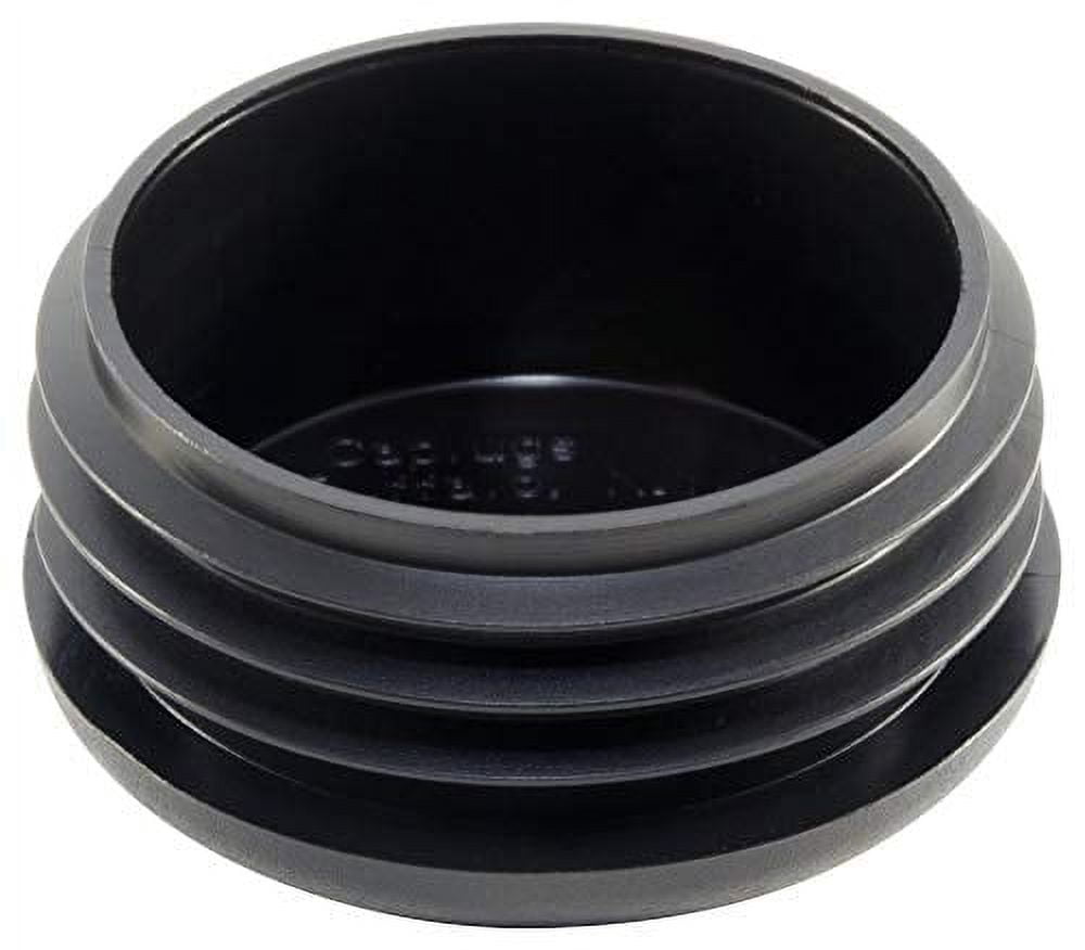 (Pack of 2) 2-1/2" Round Cap Plugs (14-18G 2.34"-2.40" ID - 2.5 Inch OD ...