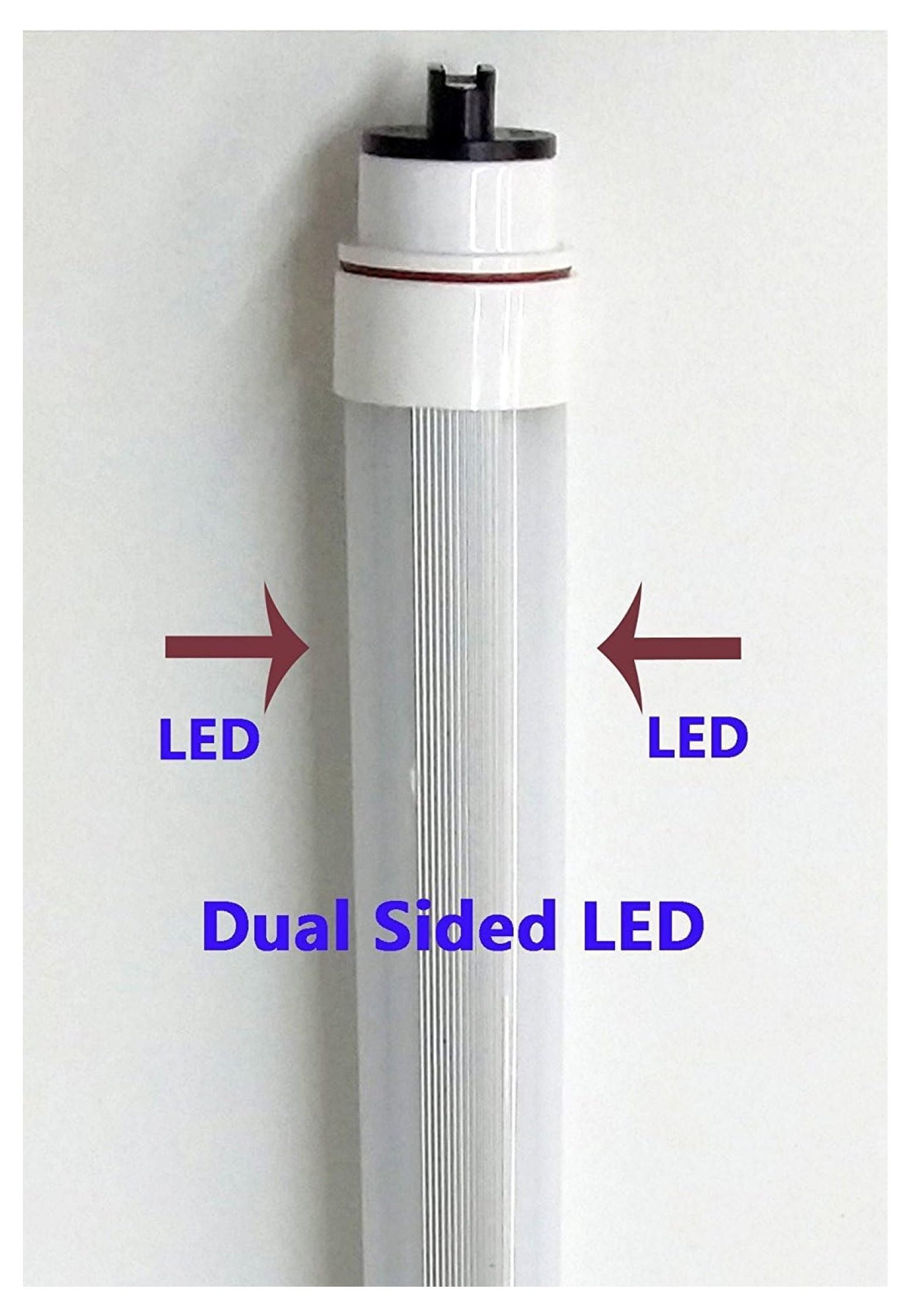 (Pack of 2 6 FT/ 72" Plug & Play LED Sign Lamp - (Dual-Sided) Daylight ...