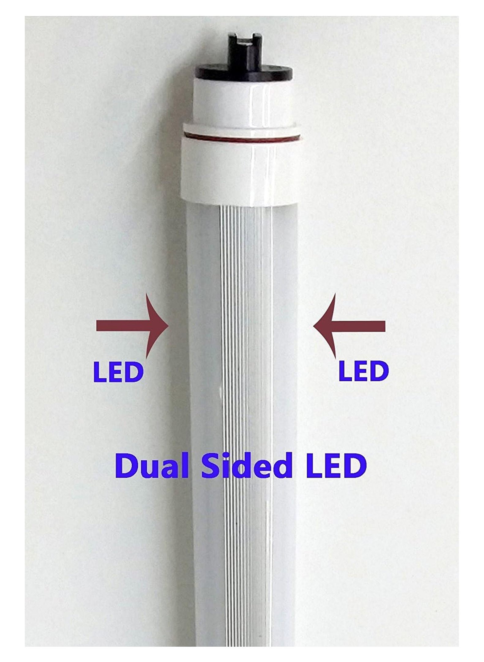 (Pack of 2 6 FT/ 72" Plug & Play LED Sign Lamp - (Dual-Sided) Daylight ...