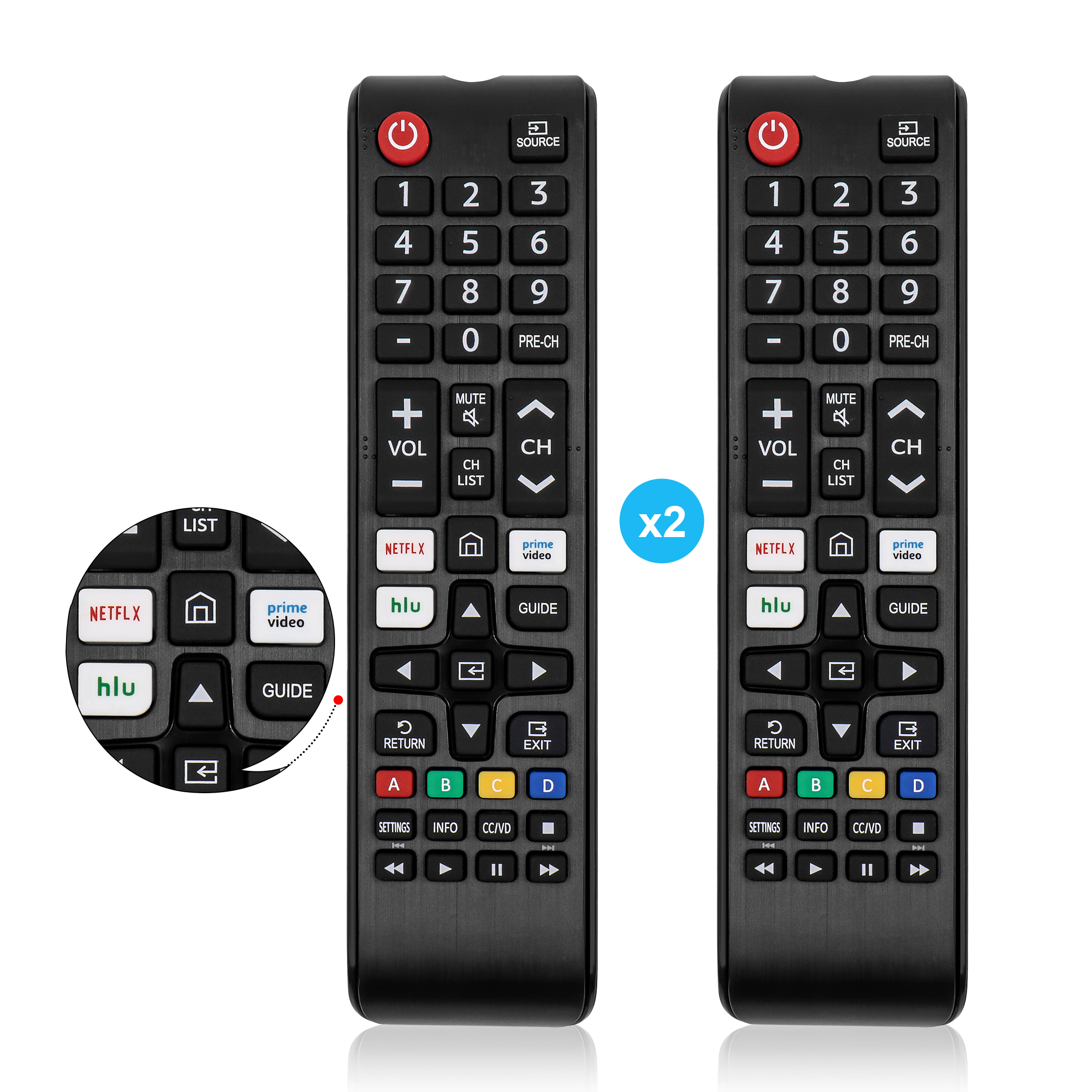 Universal Remote Controller Replacement For Samsung Hdtv Led Smart Tv ...