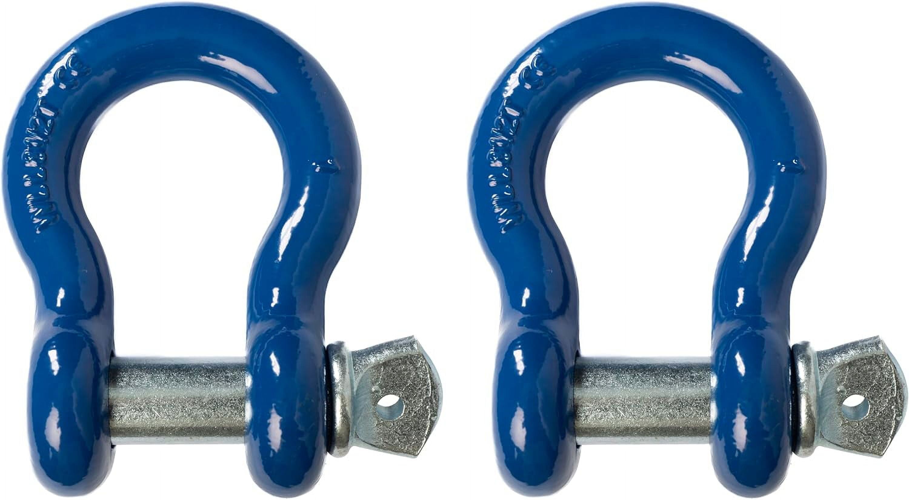 Pack of 2 Bow Shackle 1" inch D-Ring 51 Ton 102000 Lbs Max Break ...