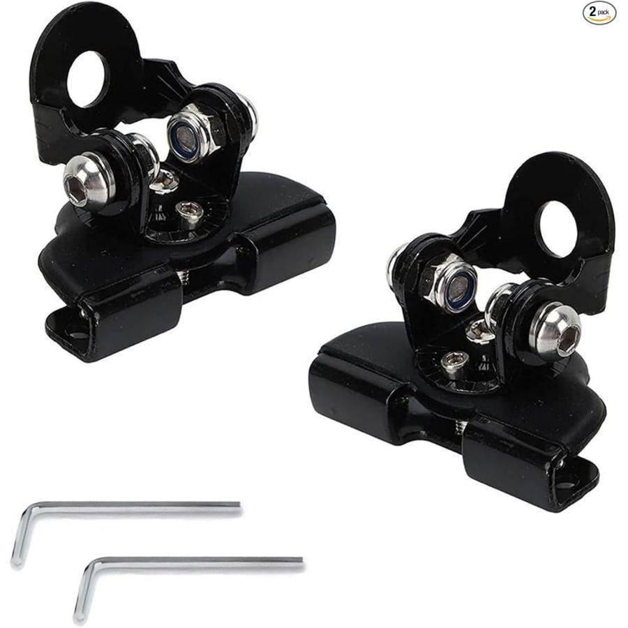 Pack-2 Car Hood LED Working Light Bracket, Rubber Safety Buffer Metal ...