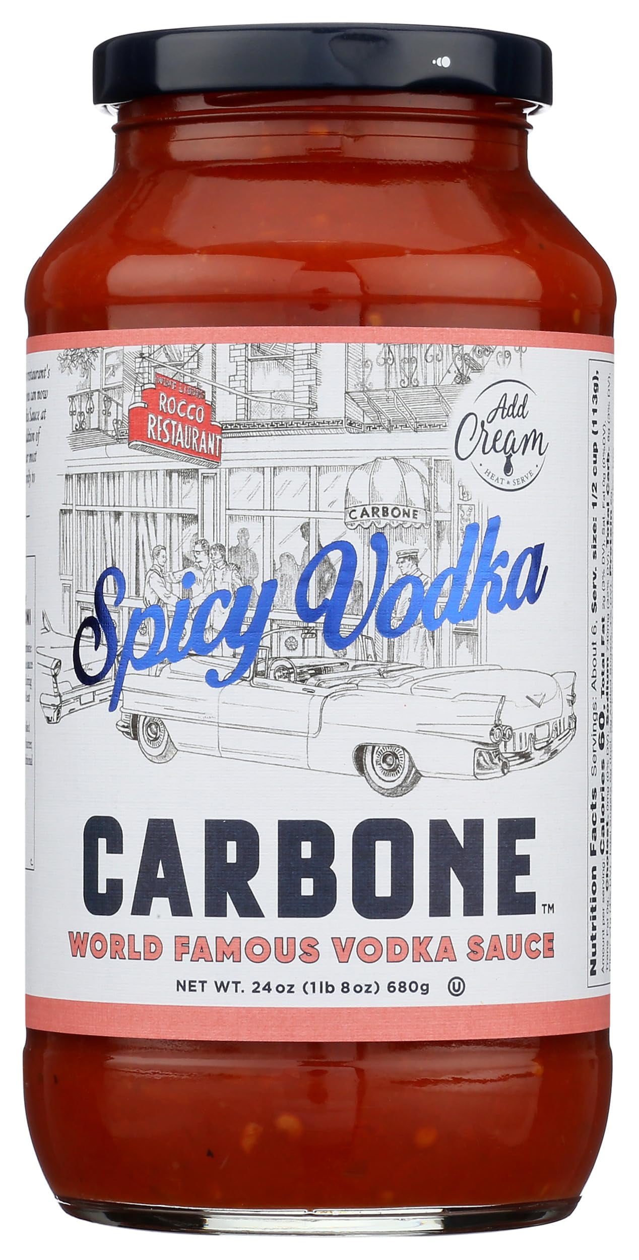 Pack of 2 Carbone Spicy Vodka Pasta Sauce | World Famous Signature ...