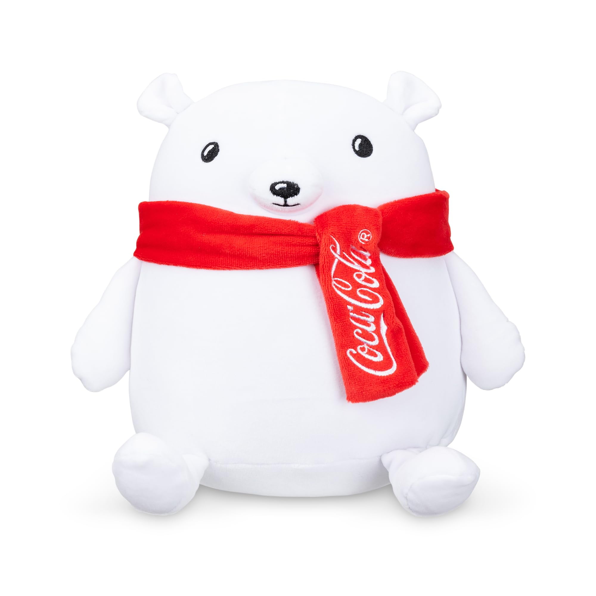 Pack of 2 - Coca-Cola 9" Polar Bear Snowball Plushies, Soft, Squishy ...