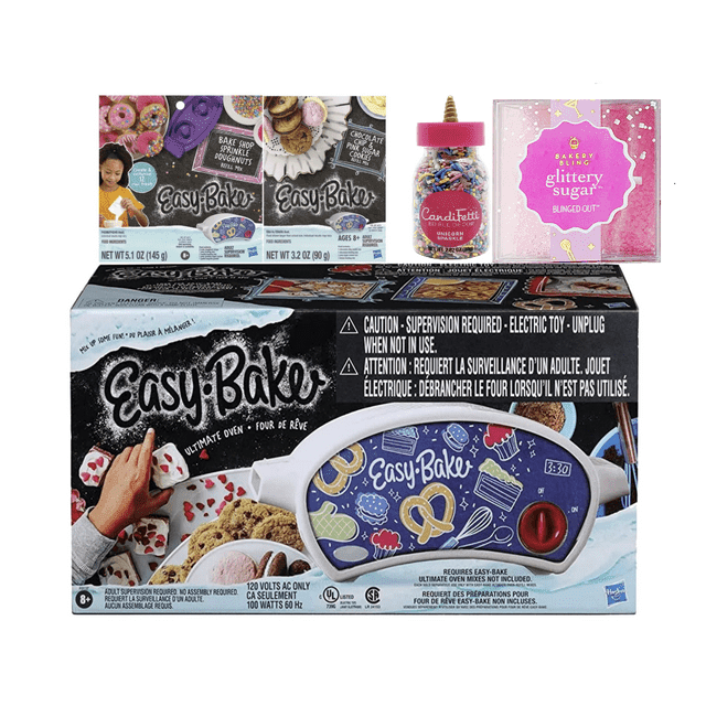 (Pack of 2) Easy Bake Oven Bundle, Kids Kitchen Set with Easy Bake Oven ...
