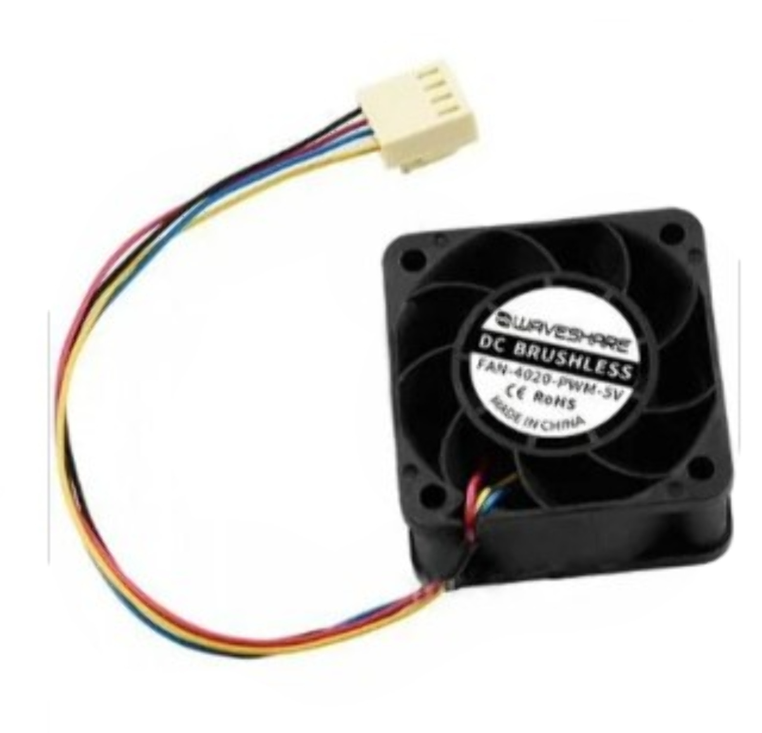 Pack of 2 FAN-4020-PWM-5V Cooling Fan Brushless Fan 4PIN Reverse-Proof ...