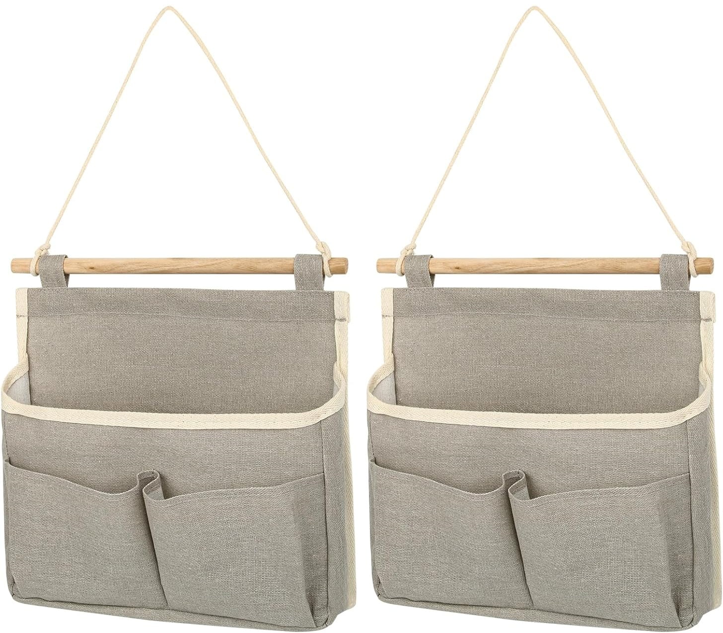 Pack of 2 Hanging Storage Bags, Boriyuan Over Door Hanging Storage Bags ...