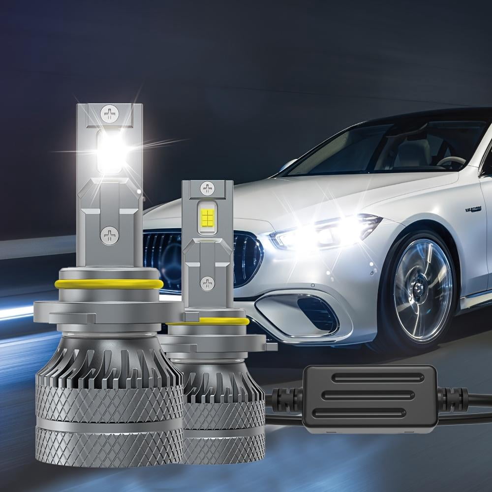 Pack Of 2, LED Headlight Bulbs, 100000 LM 200W, 9005/HB3 9006/HB4 9012 ...