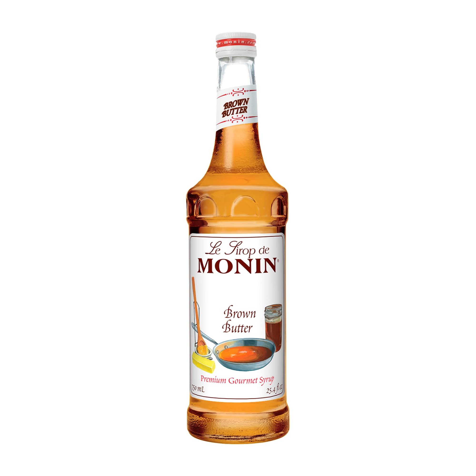 Pack of 2 - Monin - Brown Butter Syrup, Buttery Smooth Flavor With Rich ...