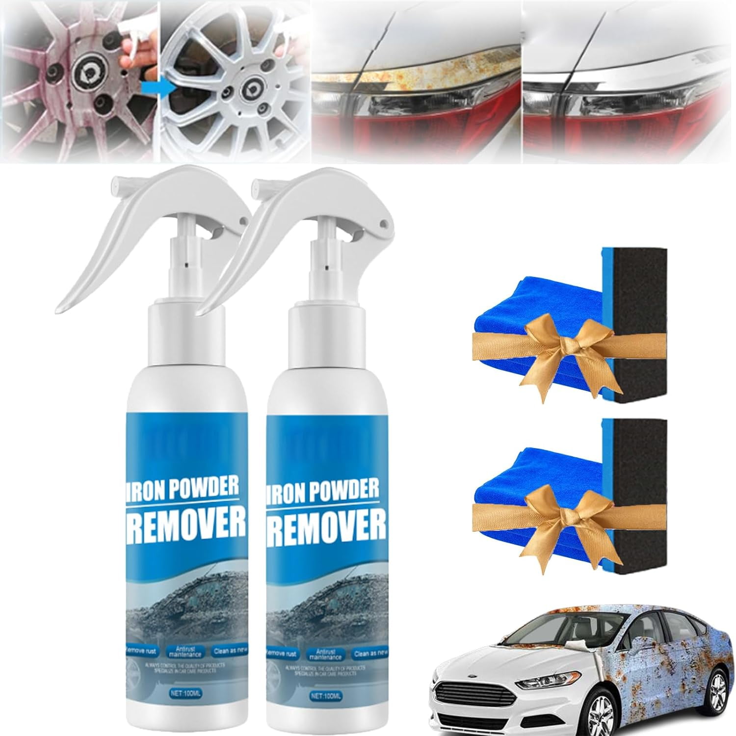 Pack of 2 Multi Purpose Rust Remover Spray, Multi-purpose Rust Remover ...