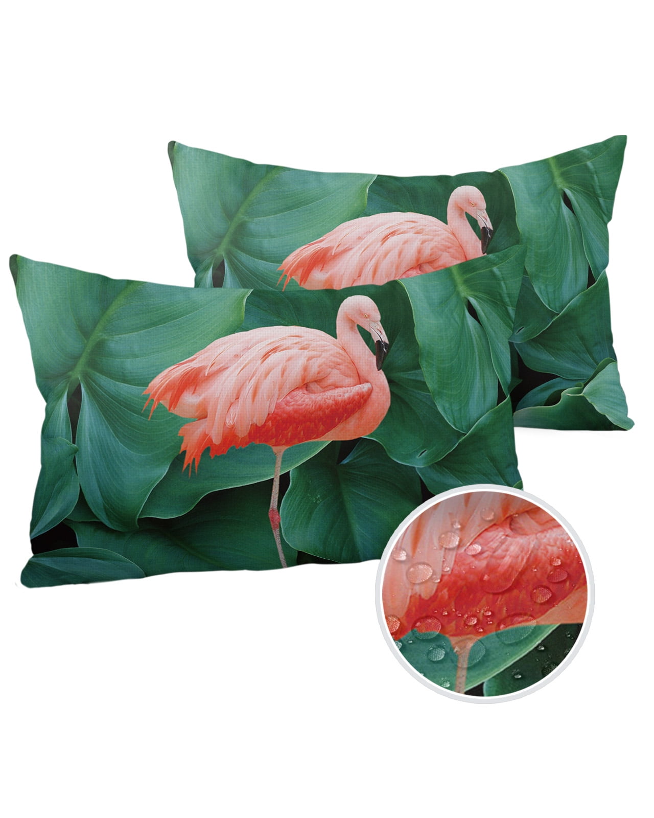 Pack of 2 Outdoor Pillow Covers, Rustic Vintage Wood Grain Board Brown ...