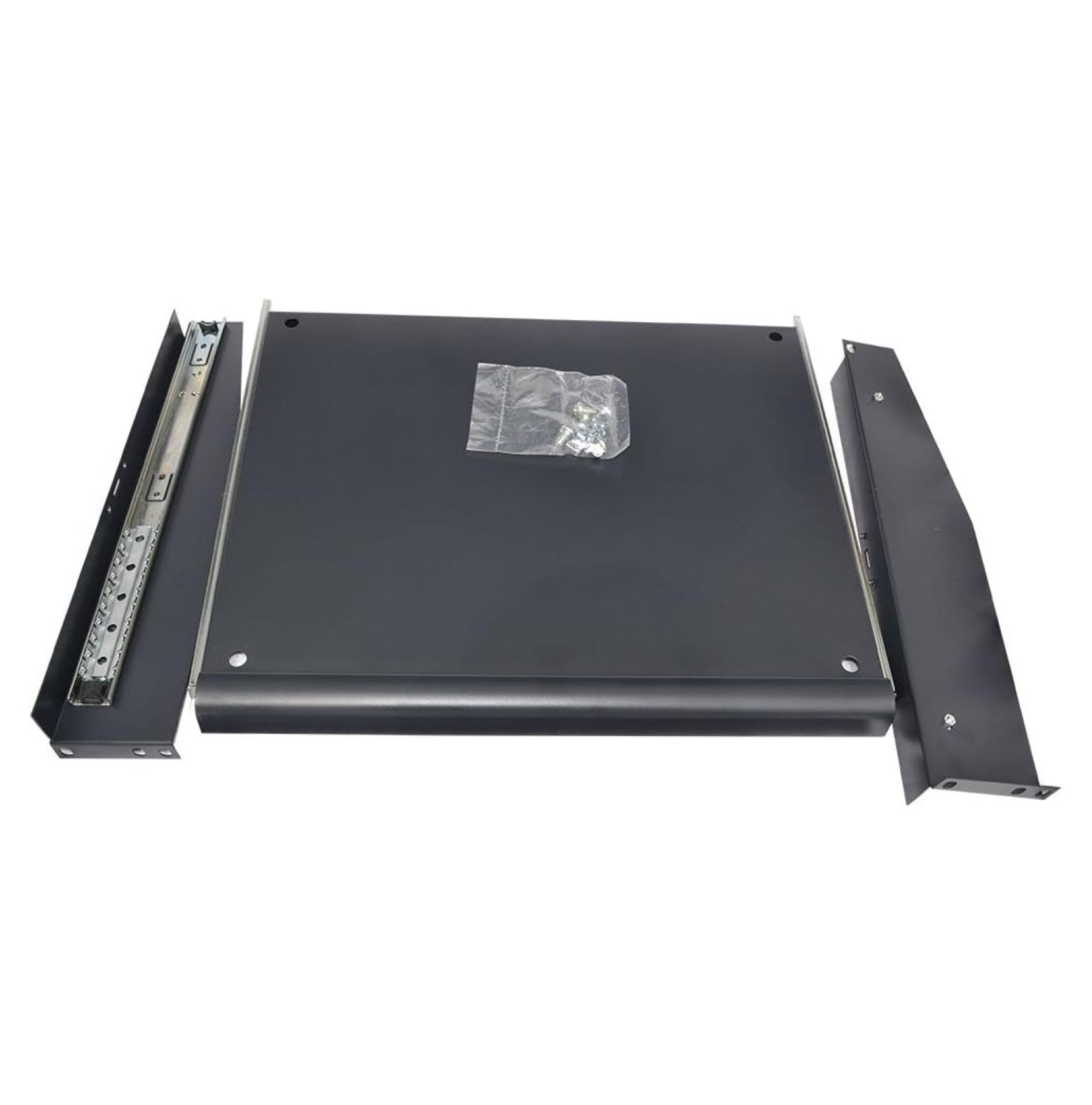 Pack 2 PCS X 2U Rack Mount Adjustable Pull-Out Sliding Keyboard Mouse ...