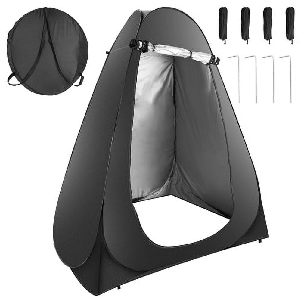 [Pack of 2] Pop Up Privacy Tent Foldable Outdoor Shower Toilet Tent ...
