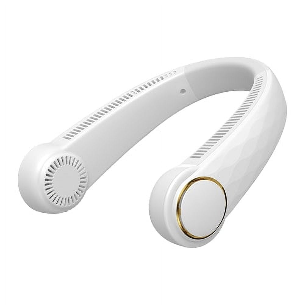 [Pack of 2] Portable Hanging Neck Fan Personal USB Rechargeable ...