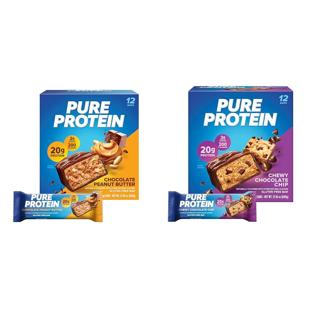 Pack of 2 - Pure Protein Bars, High Protein, Nutritious Snacks To ...