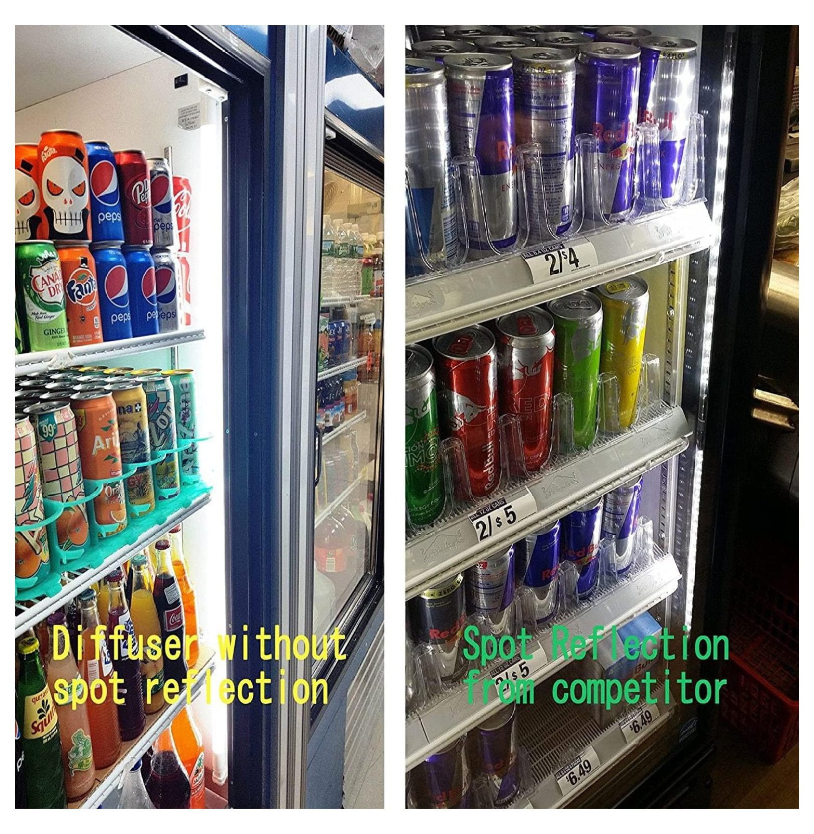 (Pack of 2 Refrigeration 6 FT/ 72" Plug & Play LED Tube - Daylight ...