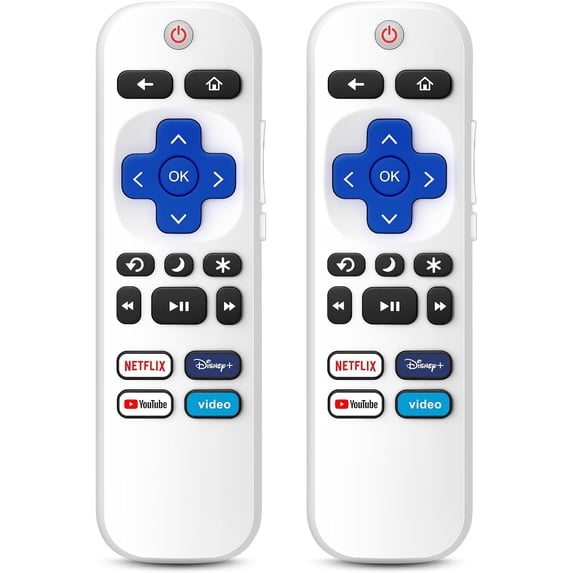 (Pack of 2) Remote Control Only for TCL Onn Hisense Sharp Philips ...