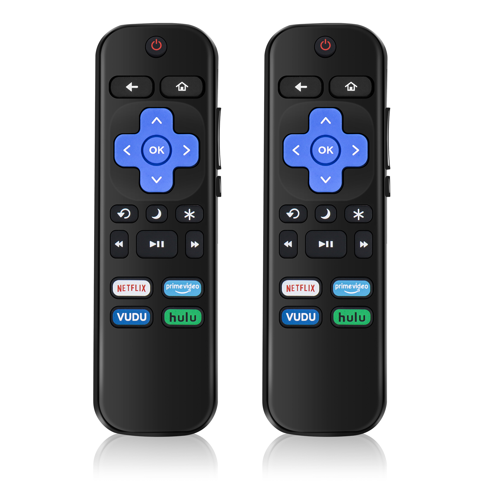 (Pack of 2) Replaced Remote Control for Roku TV, Compatible with TCL ...