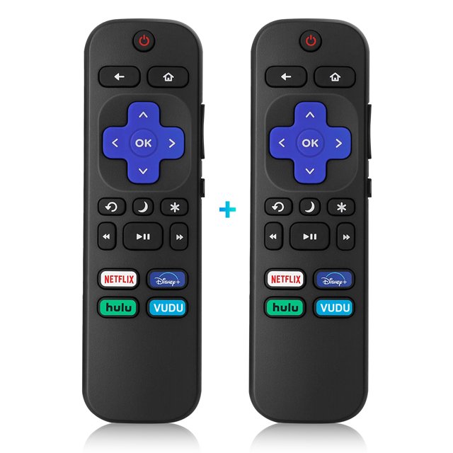 (Pack of 2) Replacement Remote Control for Roku TVs, Compatible for ...