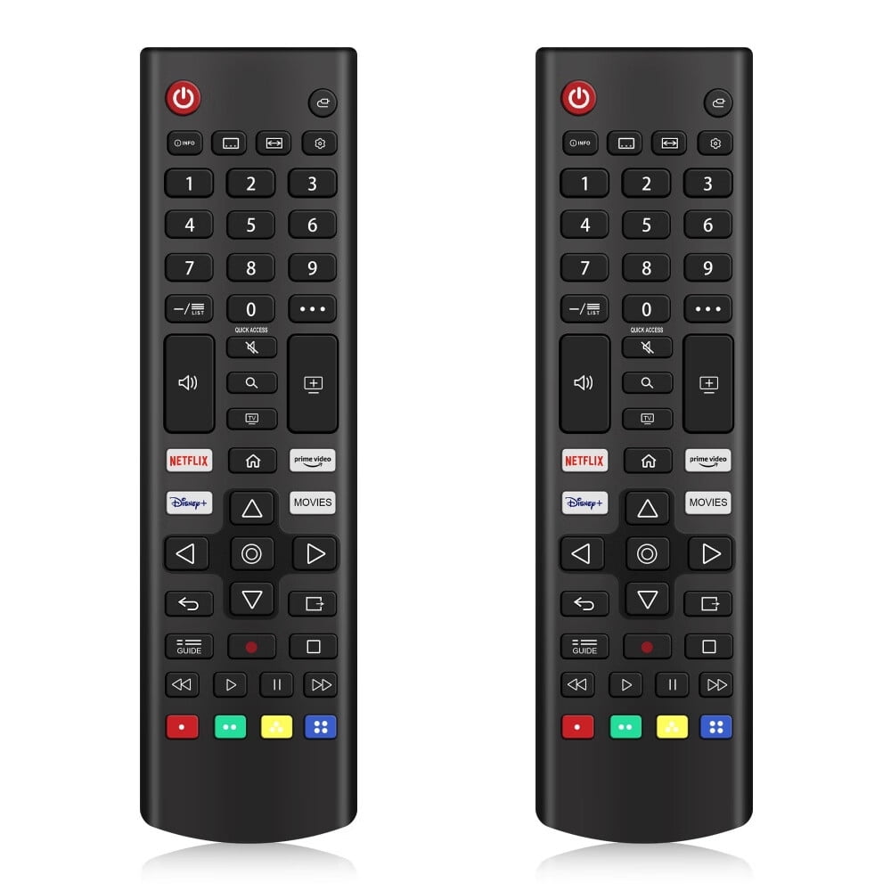 Pack of 2 Replacement Universal Remote for LG TV Remote Compatible with ...