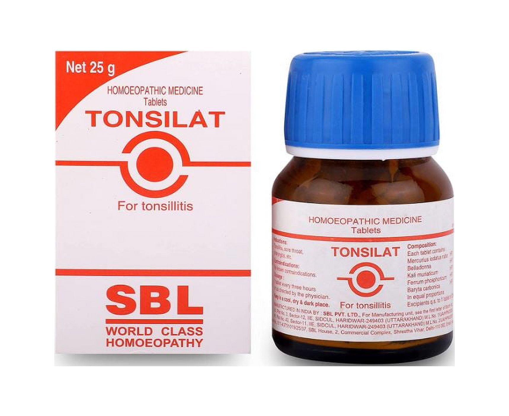 Pack 2 SBL Tonsilat Tablet 25 GM - Walmart Business Supplies