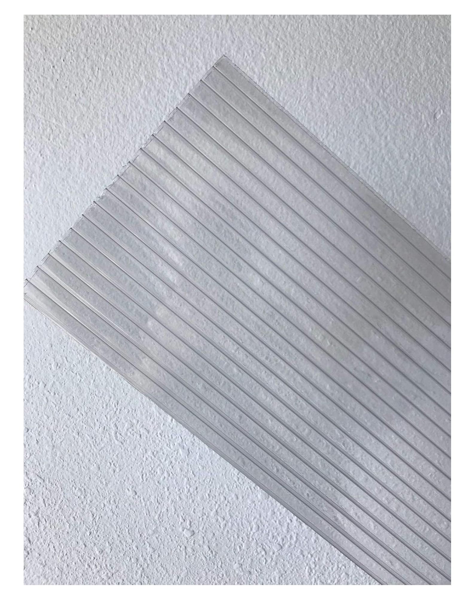 Pack of 2 Sheets 24'' x '' x 10 mm(3/8) Polycarbonate Wall Clear Sheets ...