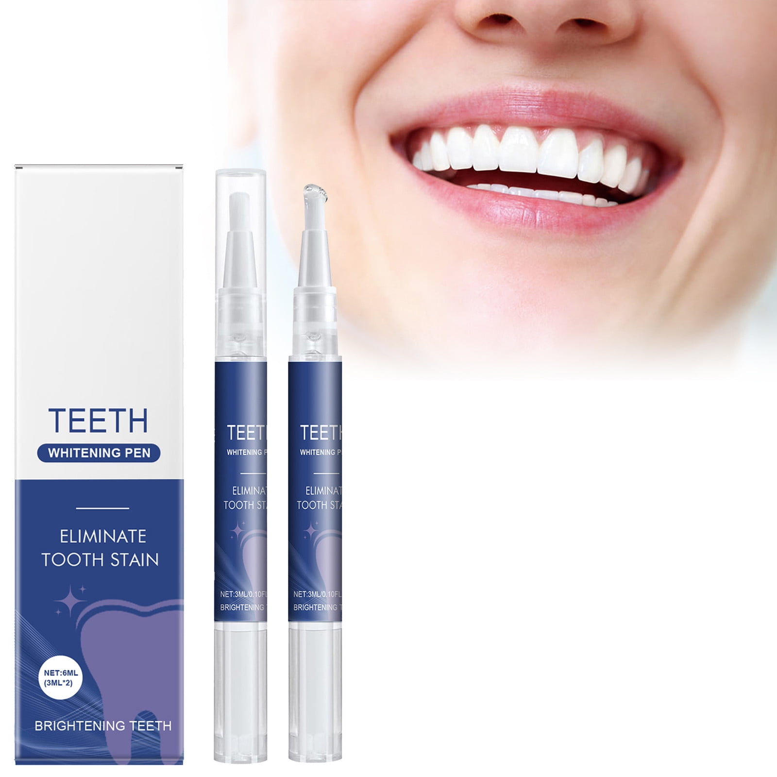 Pack 2 Teeth Pens Teeth Pens Teeth Pens Effective Stains Quick Teeth ...