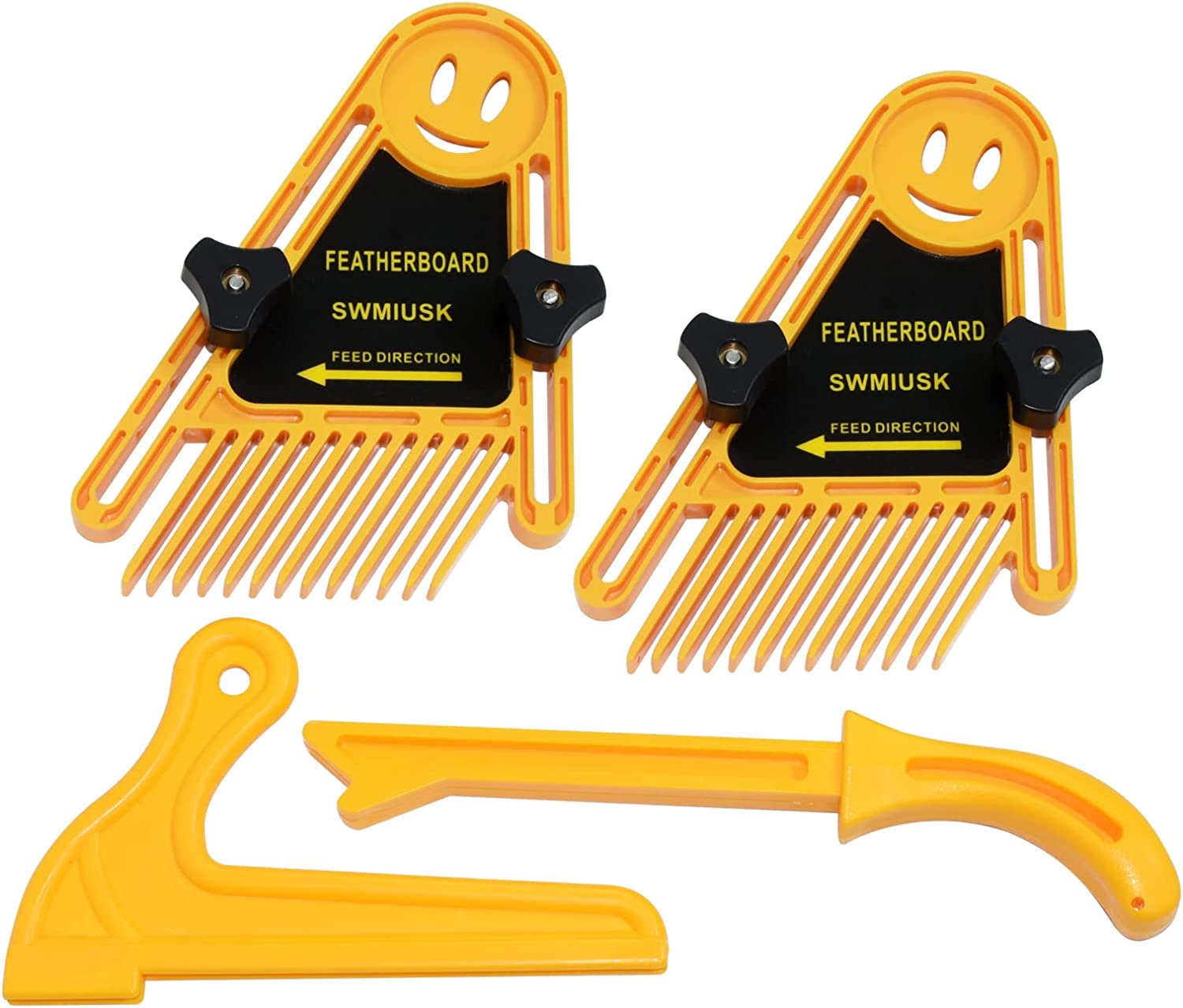 Pack of 2 True-Flex Featherboard For Table Saw, Router Table and Band ...