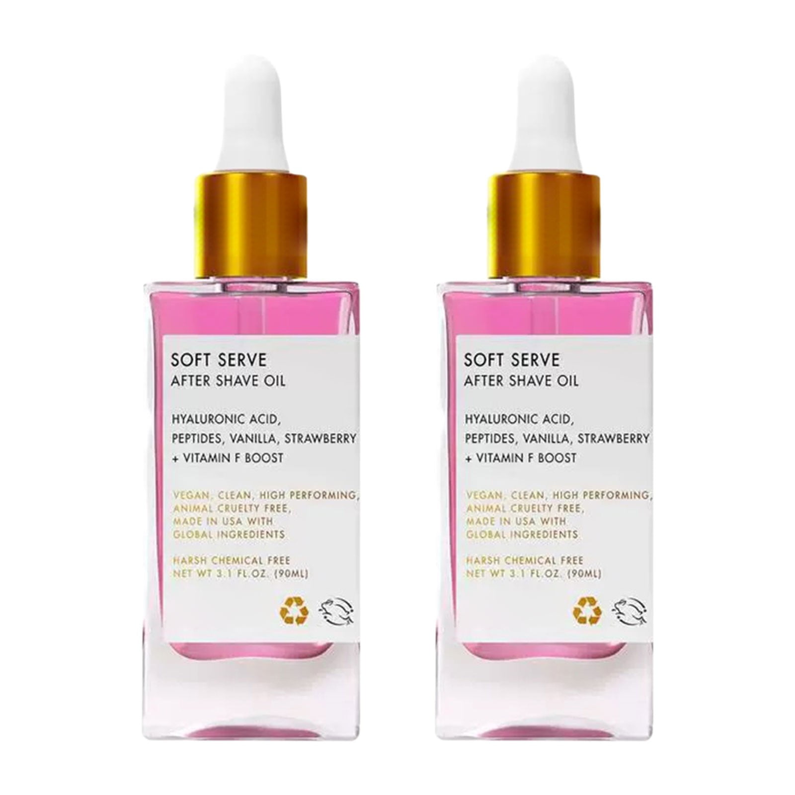 Pack of 2 Truli Soft Serve After Shave Oil – Alcohol-Free Post Shave ...