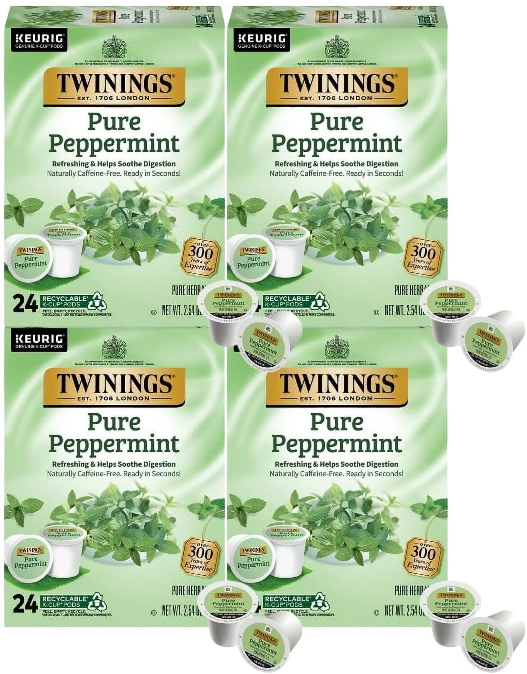 Pack of 2 - Twinings Pure Peppermint Tea Single Serve K-Cup Pods For ...