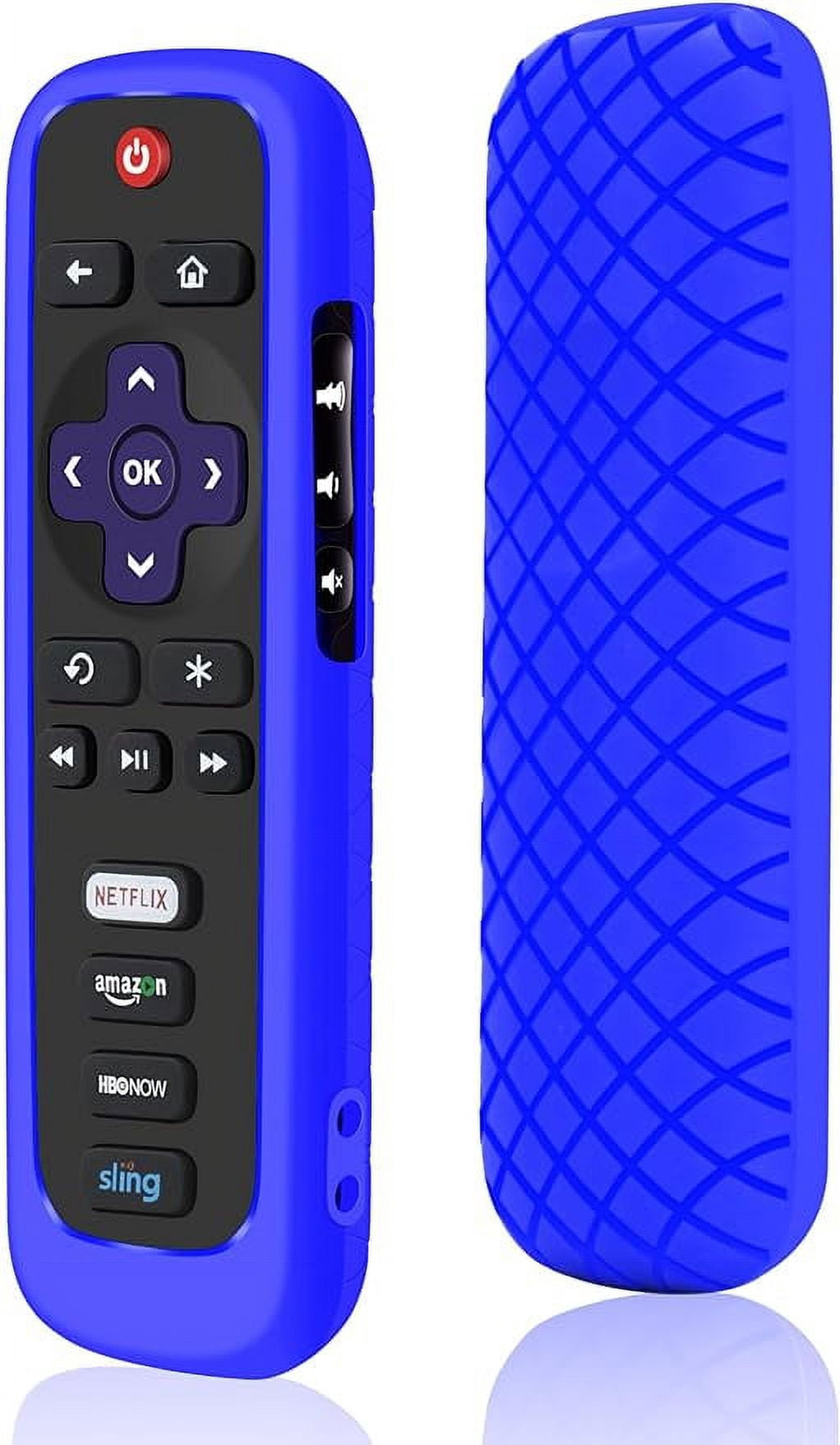 (Pack of 2 with Two Blue Case) Replaced Remote Control Only for Roku TV ...
