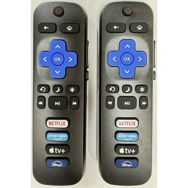 Usarmt Universal Remote Control for TCL Roku Hisense, Black - Walmart.com