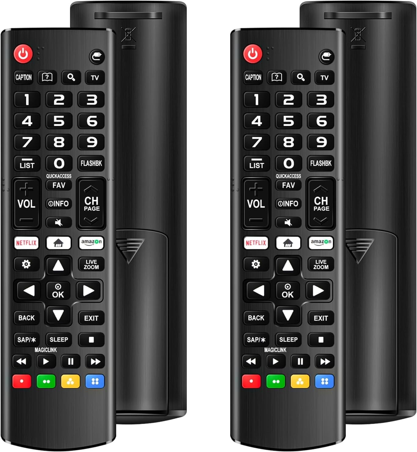 (Pack of 2) Universal Remote for LG Smart TV, Compatible with All LG TV ...