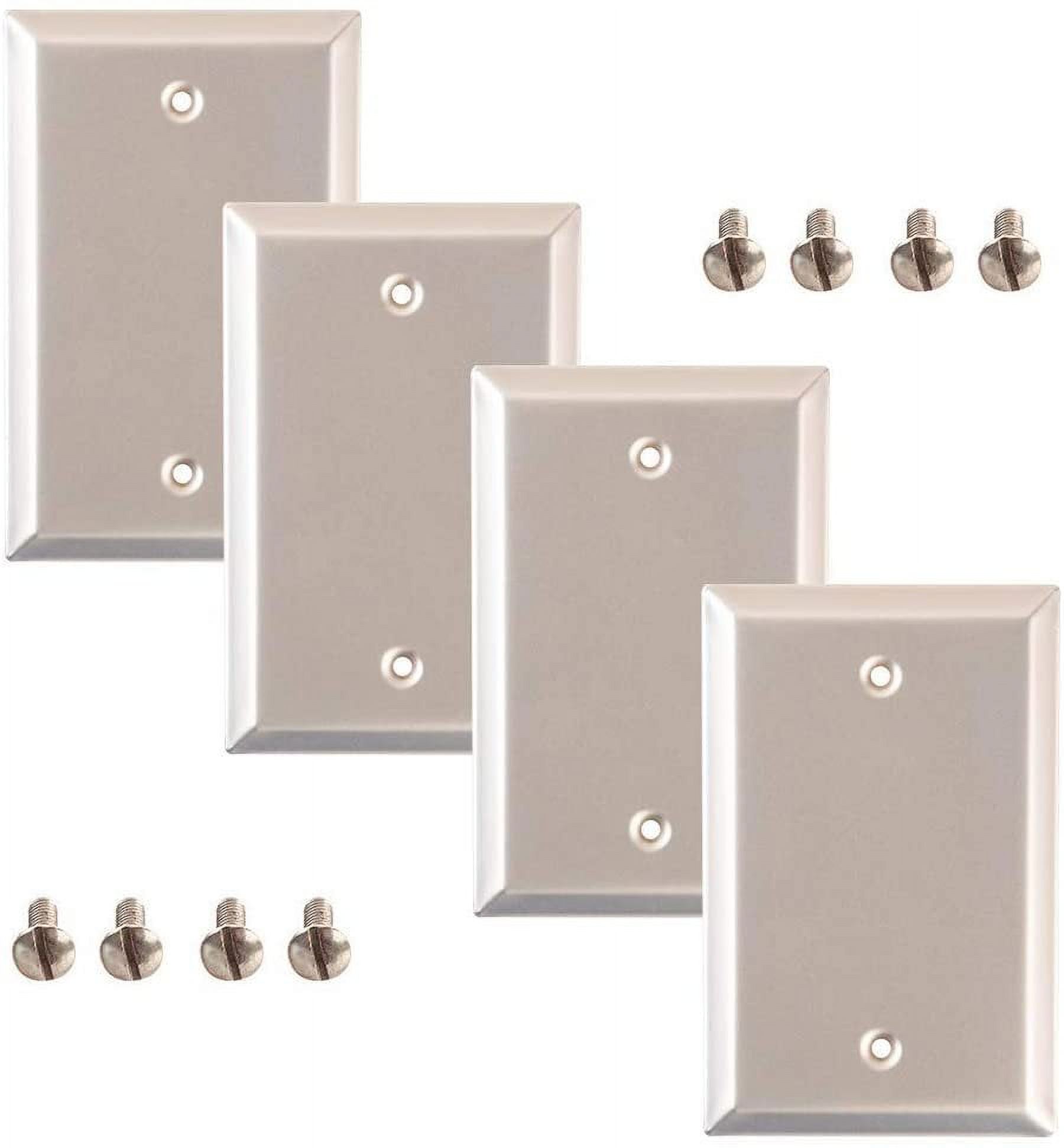 Pack of 2 Wall Plate Outlet Switch Covers by SleekLighting | Decorative ...