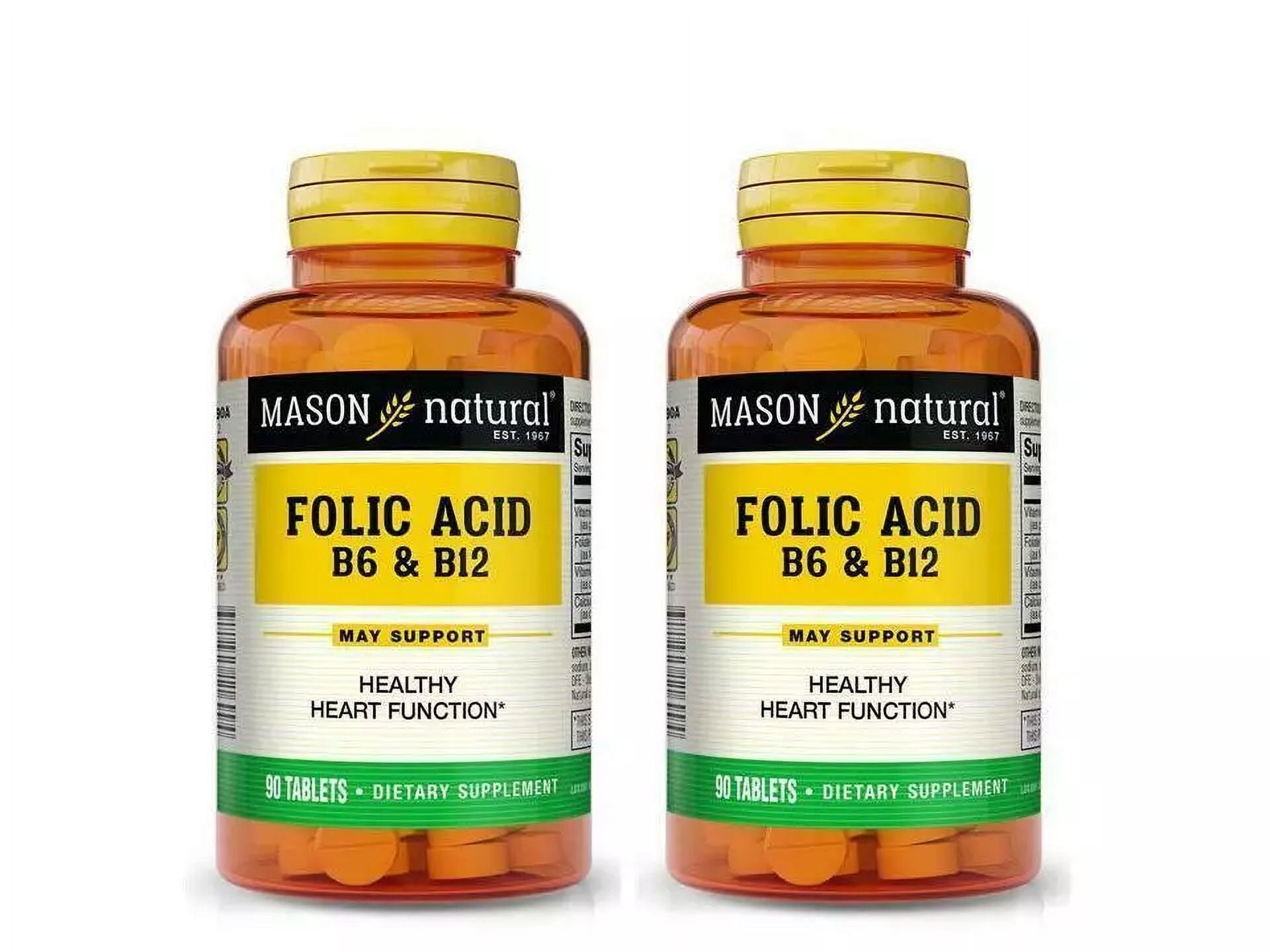 Pack_2_X_90_=_180_Tablets_Folic_Acid_B_6_&_B12_Heart_Health_Formula ...