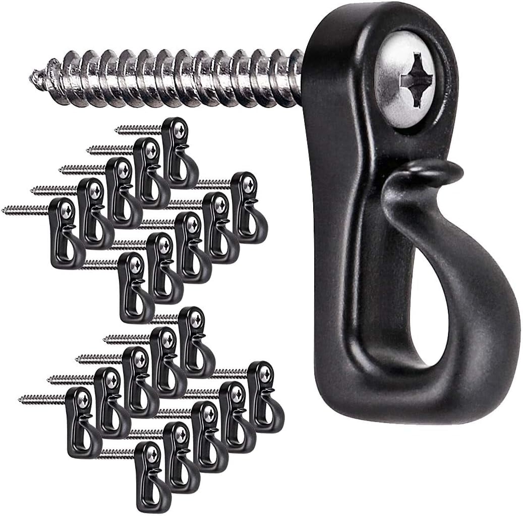 Pack of 20/40/60 Q-Hanger, Home Christmas Lights Hanger Hooks with ...