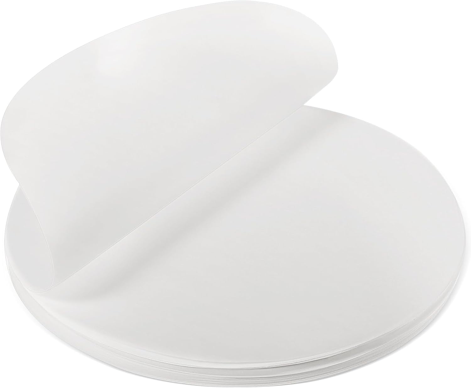 Pack of 200 Round Baking Paper, Diameter 15 cm, Parchment Paper Rounds ...