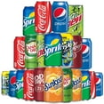 YGTX Soda Variety Pack, 22 Cans, 8 Multi Flavors, Cola, Pepsi, Sprite, Dr Pepper, Sunkist ...