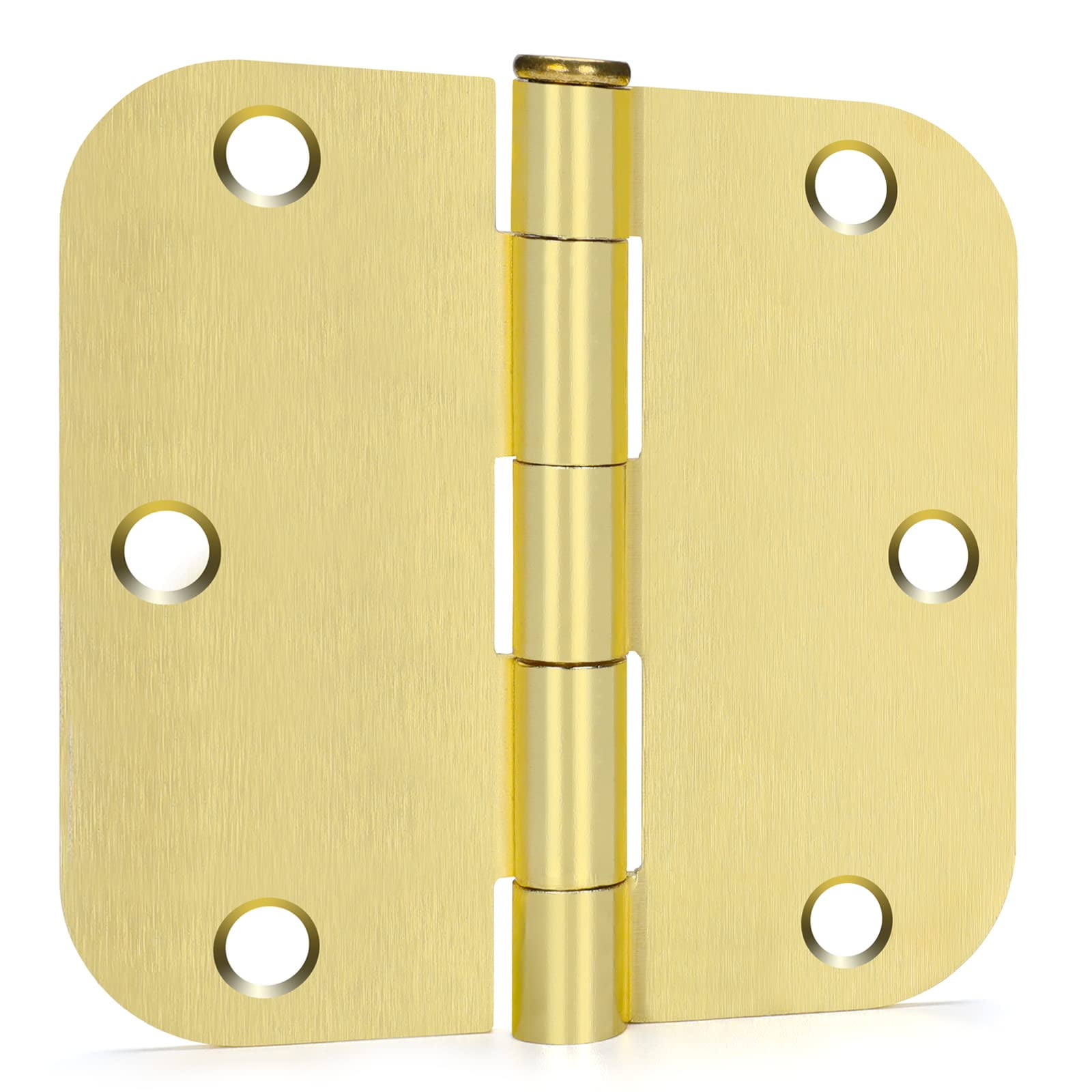 Pack of 24 goldenwarm 3-1/2'' Door Hinges Brass Hinges Bright Polished Brass Interior Door ...