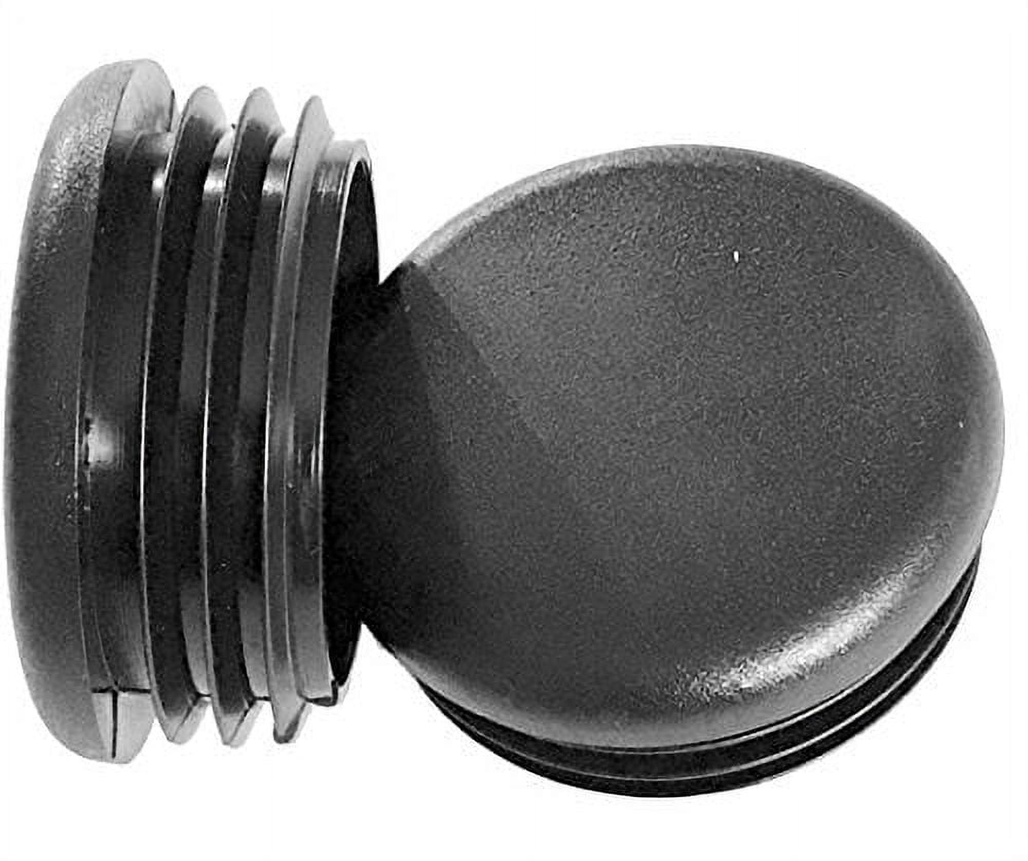(Pack of 25) 1-1/2" Round Plastic Tubing Plugs (14-20 Ga - for ID Hole ...