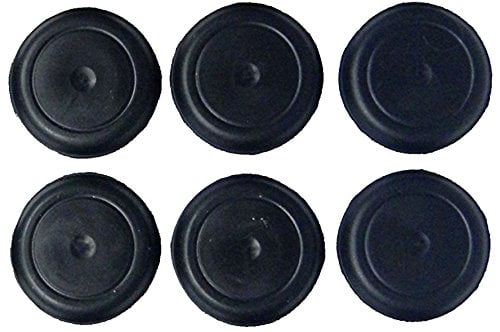 (Pack of 25) BPFE-25MM (1.0”) Rubber Ergonomic Button Plugs Flush Type ...