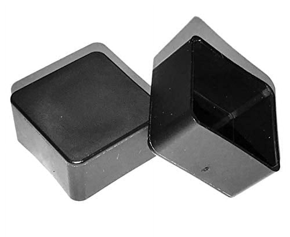 (Pack of 25) SBDs 1" ID Square Rigid PVC Plastic TUBING Exterior END ...