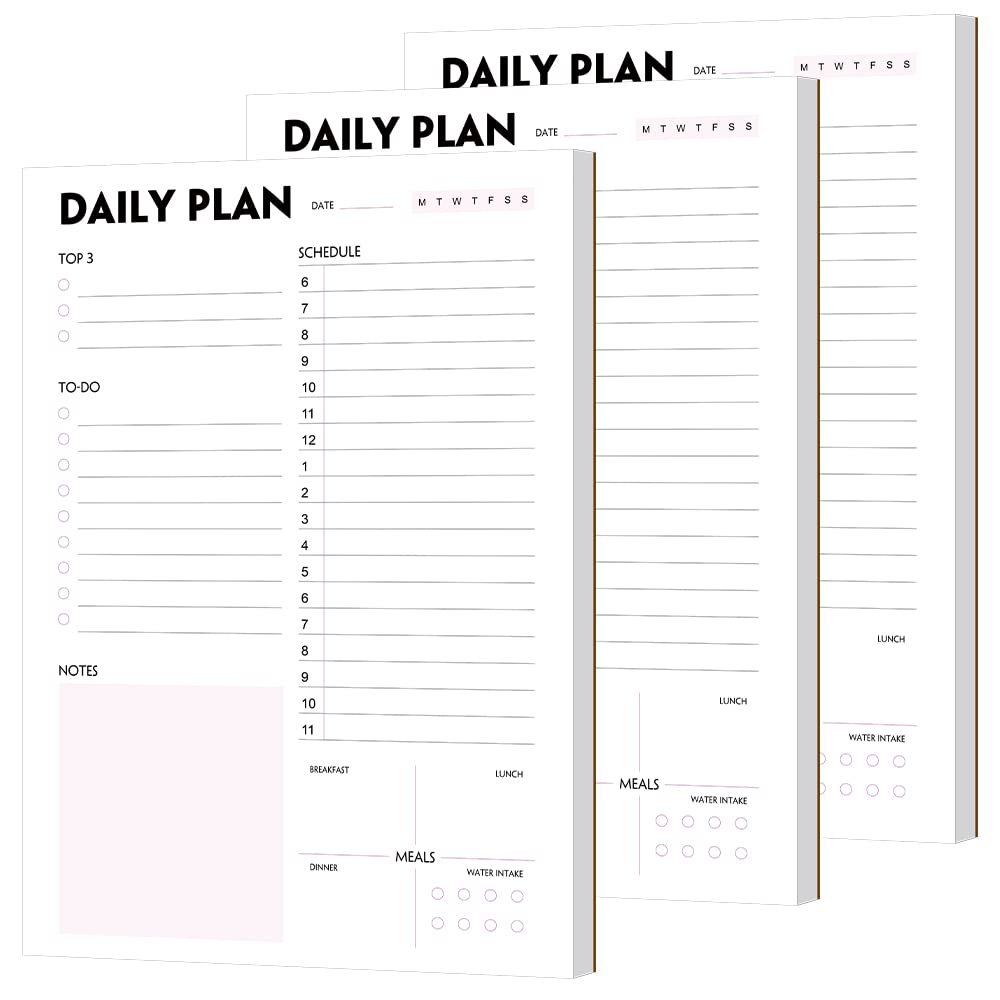 (Pack of 3) Nokingo Daily To Do Lists - A5 Calendar, Organizer with ...
