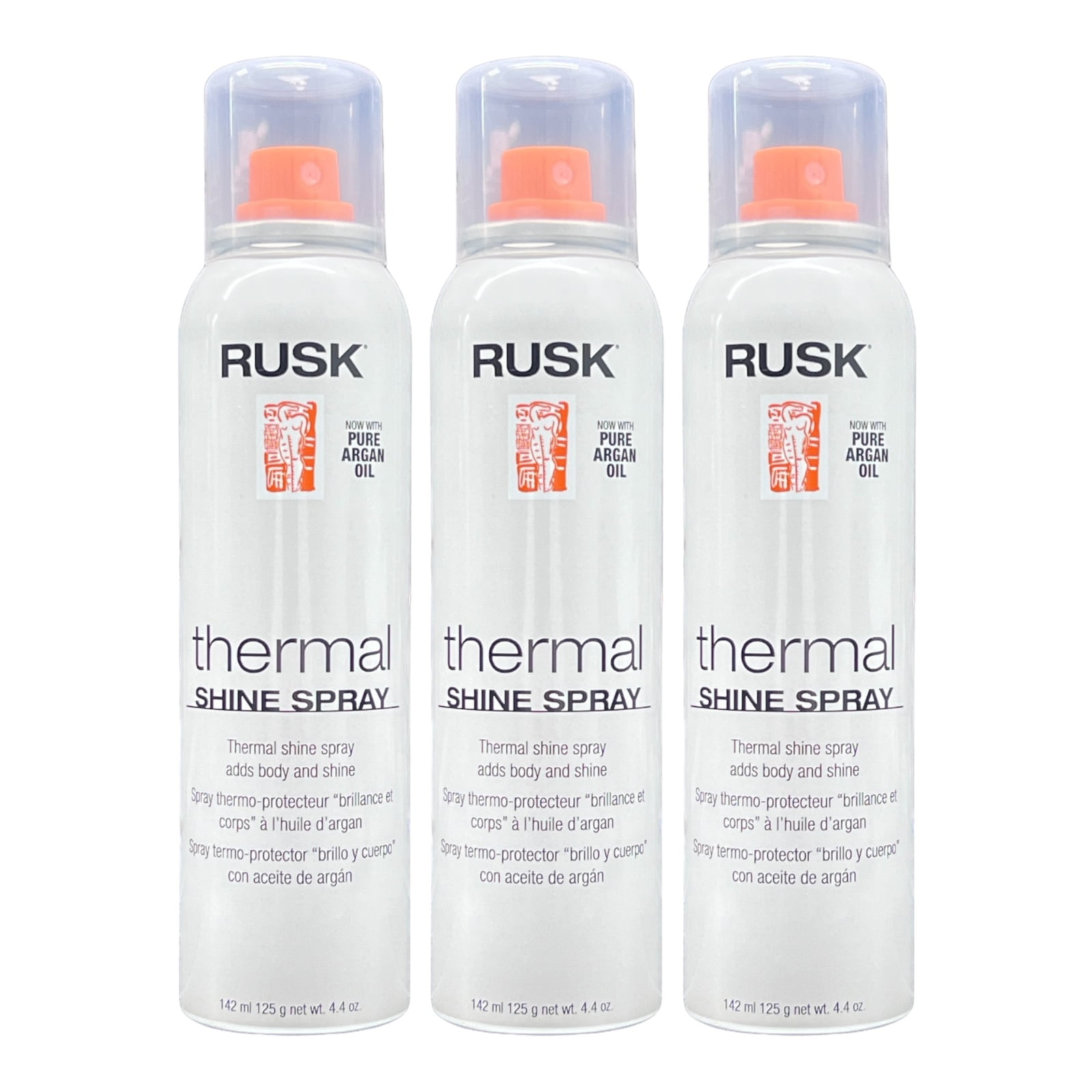 Rusk Thermal Shine Hairspray 4.4 Oz, All Hair Types, Zero Hold, Flake ...