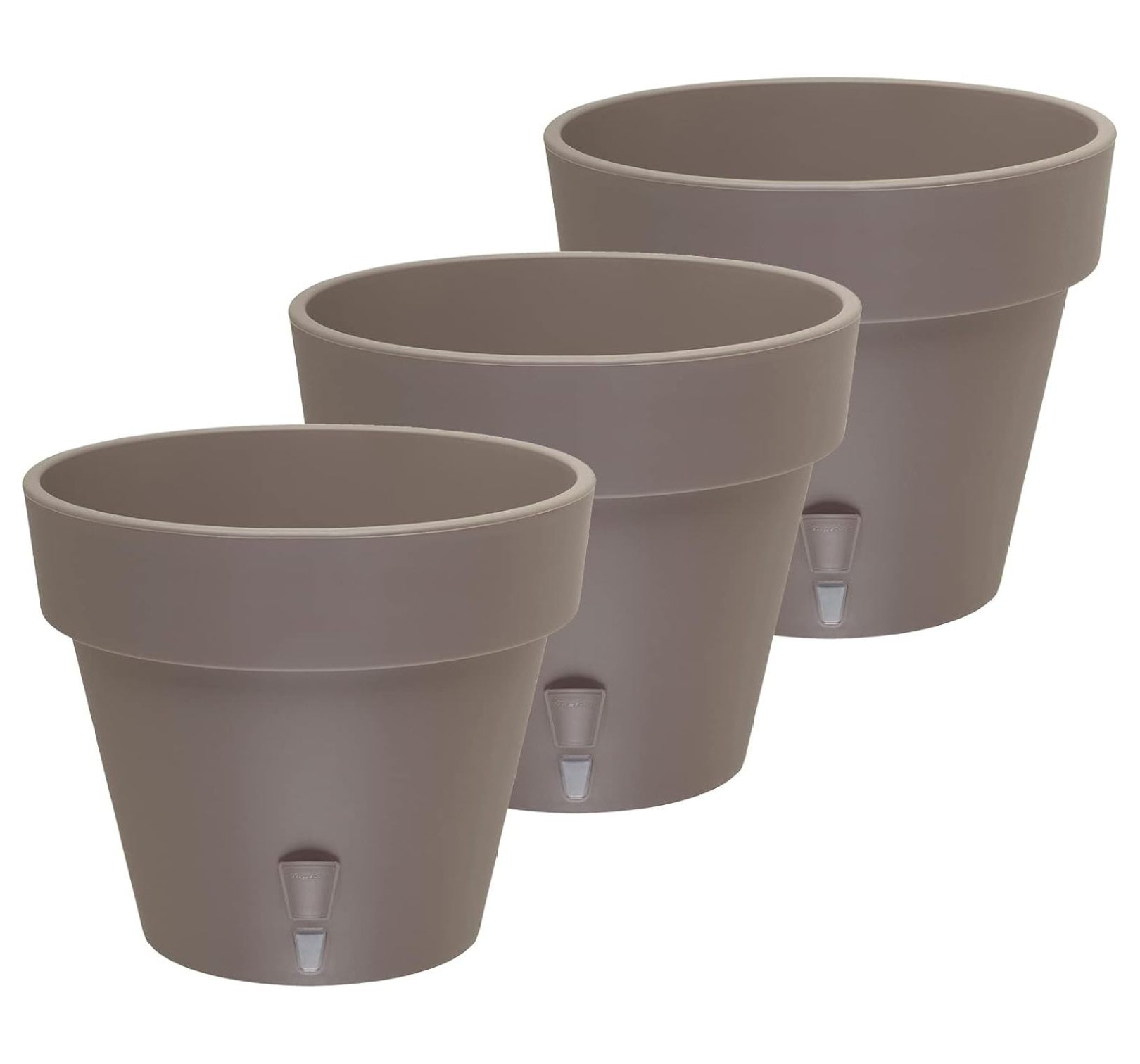 - Pack of 3 - Self Watering Planter - Height 6.9 inches - Flower Pot ...