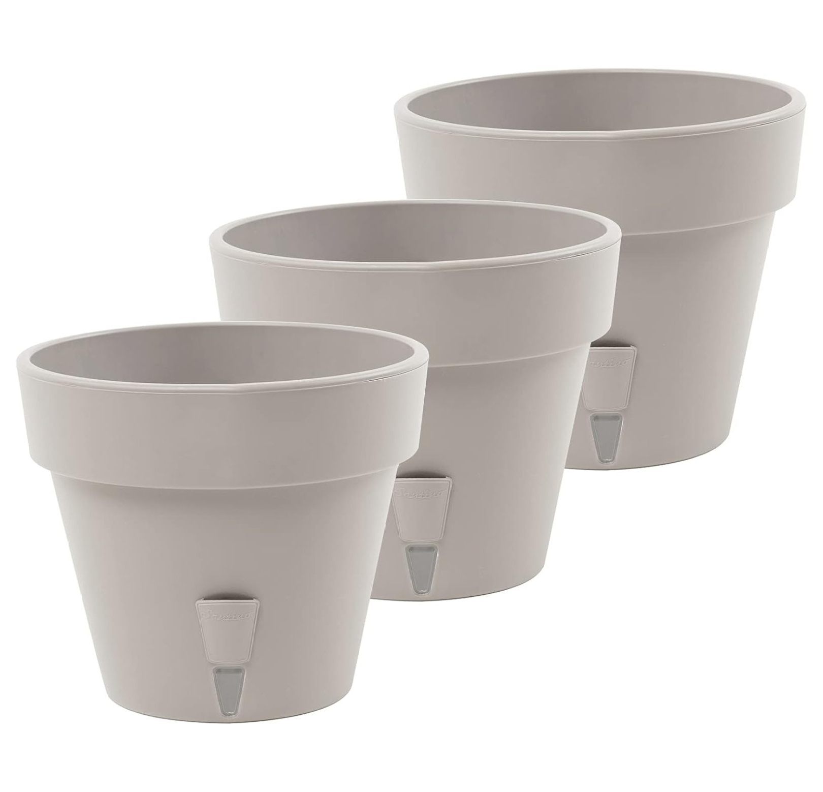 - Pack of 3 - Self Watering Planter - Height 6.9 inches - Flower Pot ...