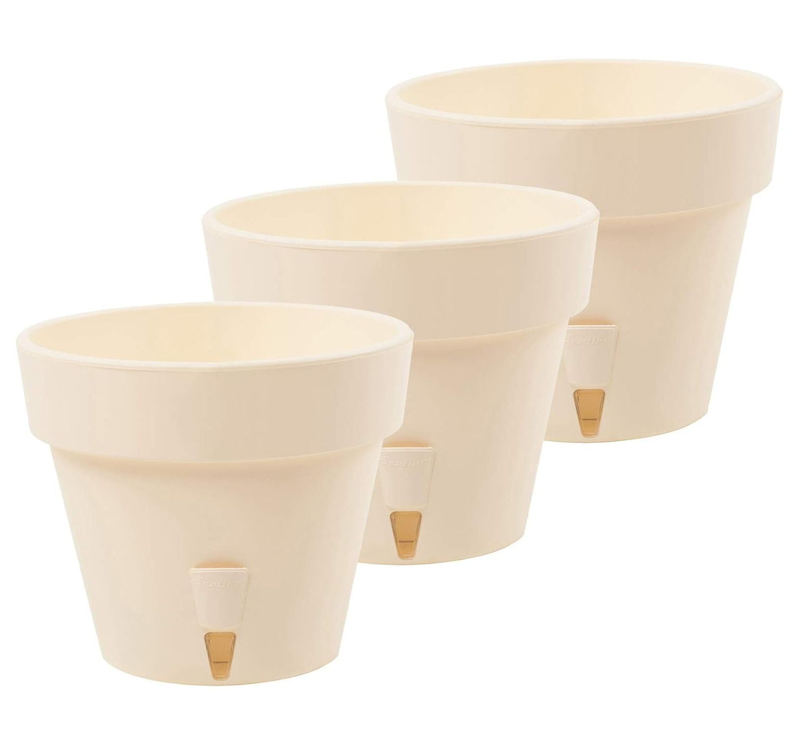 - Pack of 3 - Self Watering Planter - Height 9.2 inches - Flower Pot ...