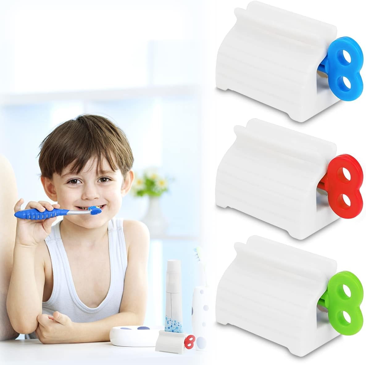 Pack of 3 Toothpaste Extractors, Tube Squeezer for All Tubes, Squeezer ...