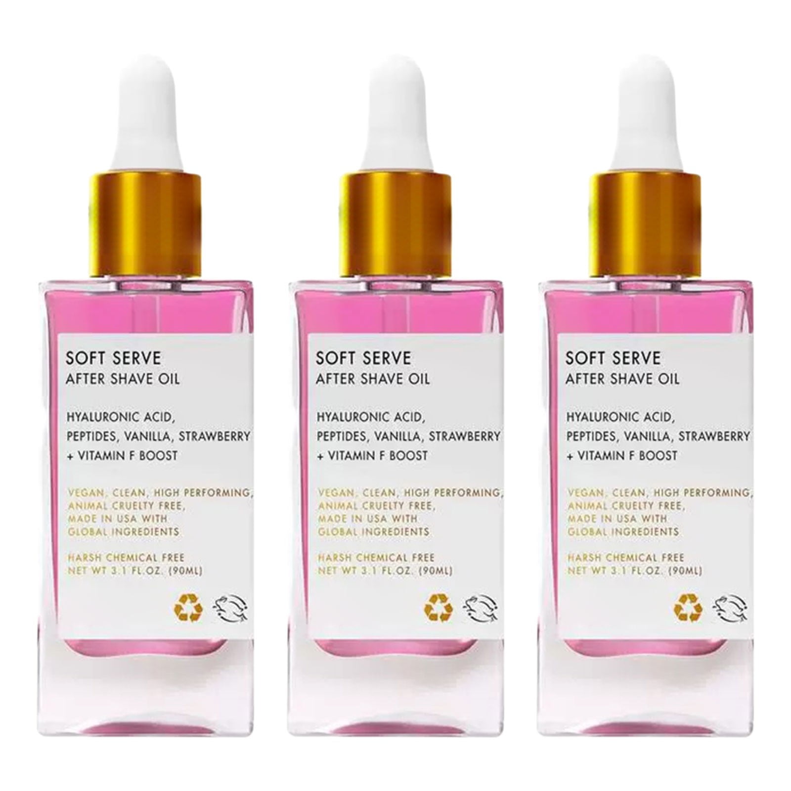 Pack of 3 Truli Soft Serve After Shave Oil â -Free Post Shave Treatment ...